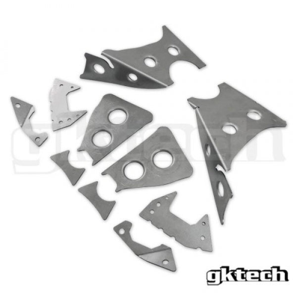 GK Tech V2 S14 / S15 Subframe Weld In Reinforcement Plates – Garage-D