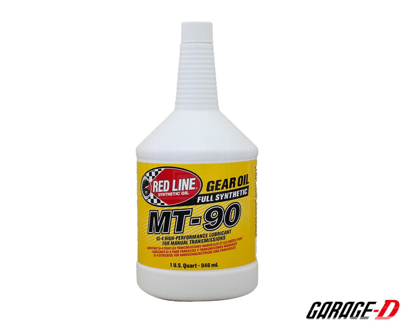 RED LINE MT90 75W-90 GL4 Synthetic Manual Gear Oil – Garage-D